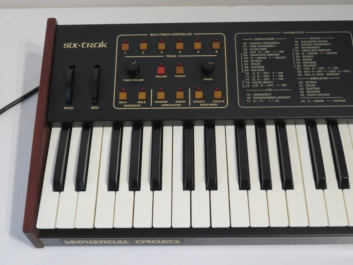 Sequential Circuits Six Trak 6-Voice Polyphonic Synthesizer